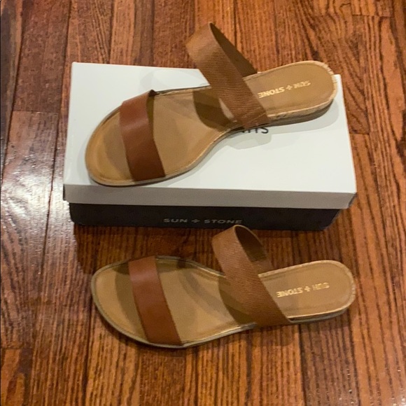 Shoes | Sun Stone Size 12 Brown Sandals Brand New | Poshmark